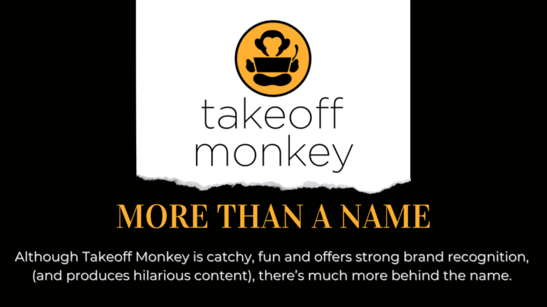MORE THAN A NAME: Takeoff Monkey, What's in a Name? - Takeoff Monkey
